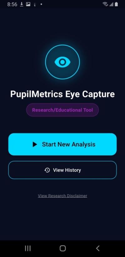 PupilMetrics App - Clinical Neuro-Optic Reseach Institute